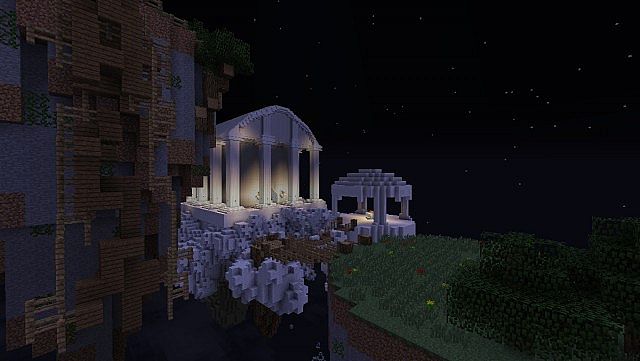 FLOATING TEMPLE! Minecraft Map