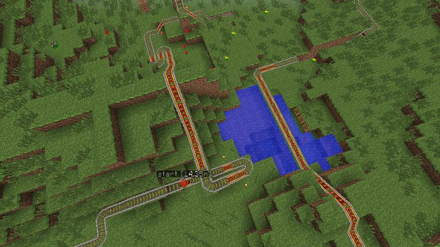 tekkit minecart map! (rail world!) Minecraft Map