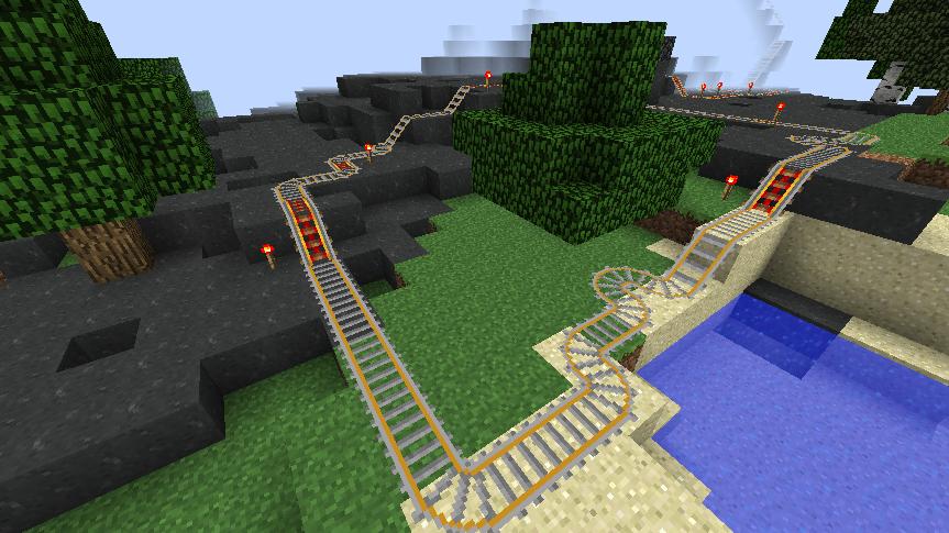 tekkit minecart map! (rail world!) Minecraft Map