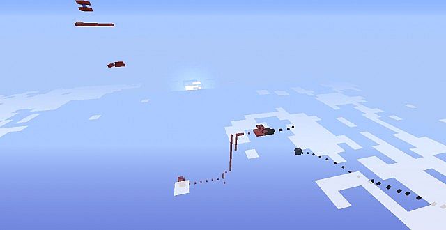 The flying wool parkour by oliv111 Minecraft Map