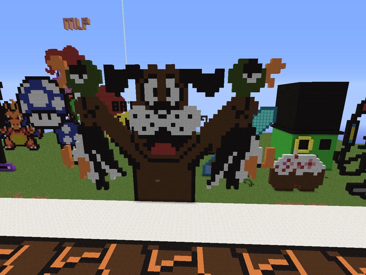 Duck Hunt Dog (pixel art) Minecraft Project