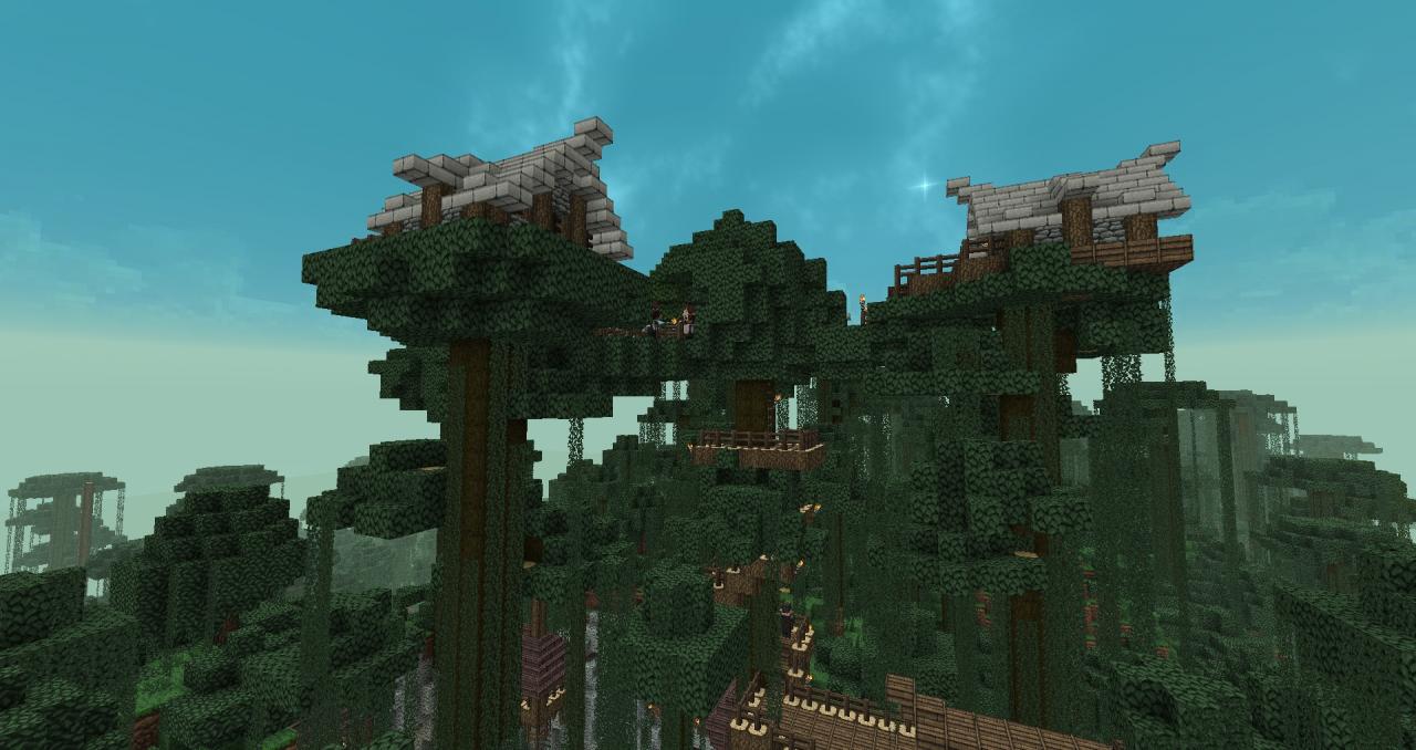 Old Jungle Hidden Village Minecraft Map