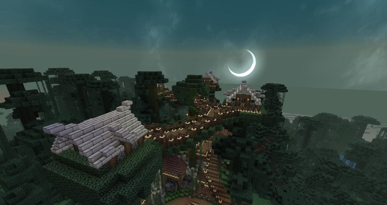 Old Jungle Hidden Village Minecraft Map