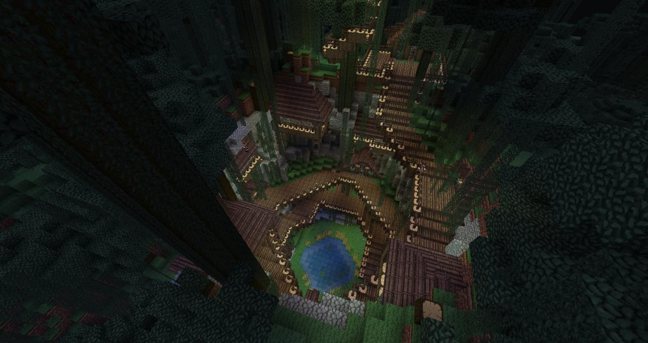 Old Jungle Hidden Village Minecraft Map