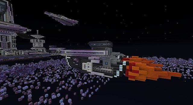 Asteroid Mining Station Minecraft Map