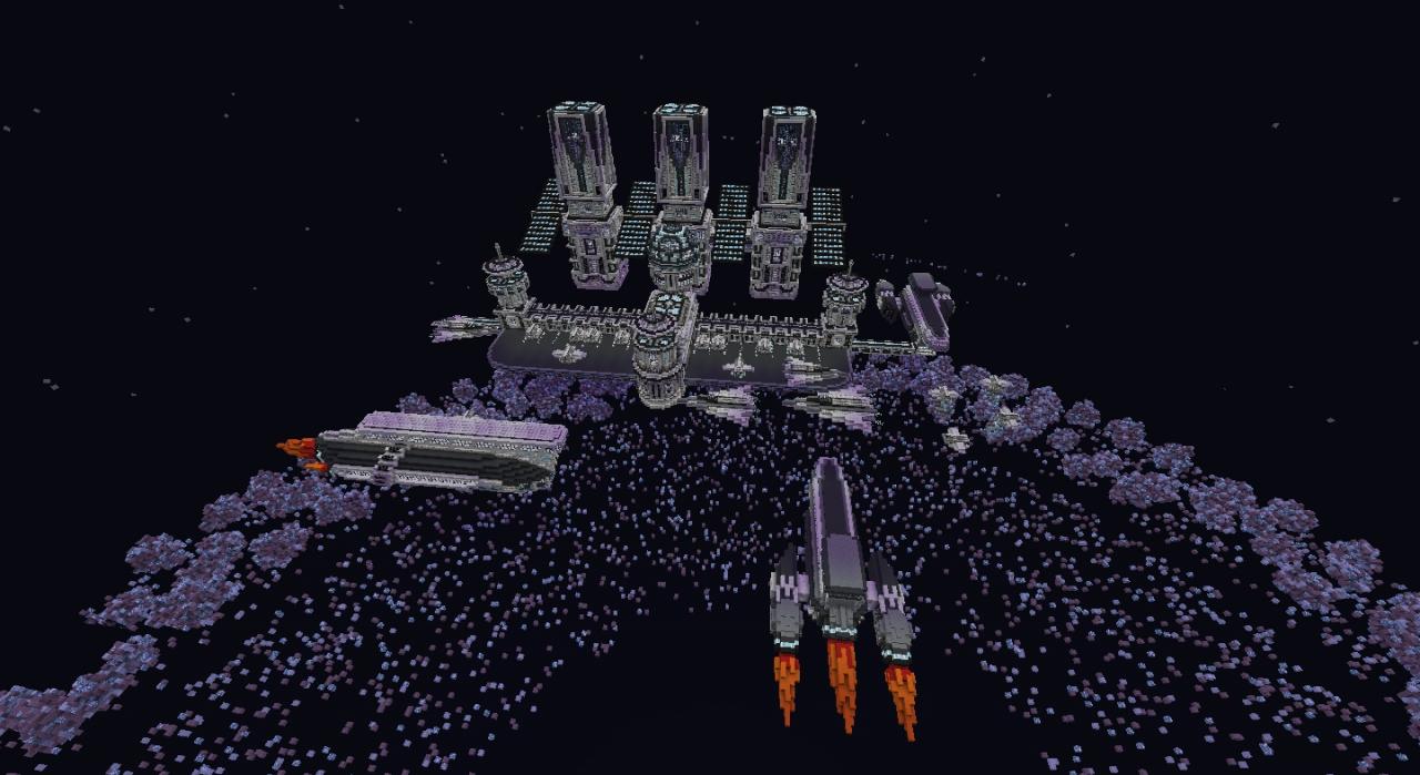 Asteroid Mining Station Minecraft Map
