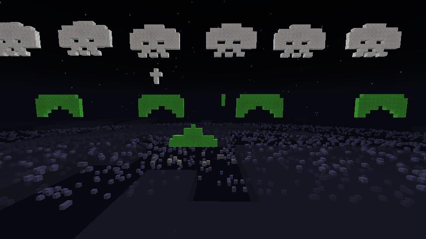 SPACE INVADERS (To the Stars Contest) Minecraft Map