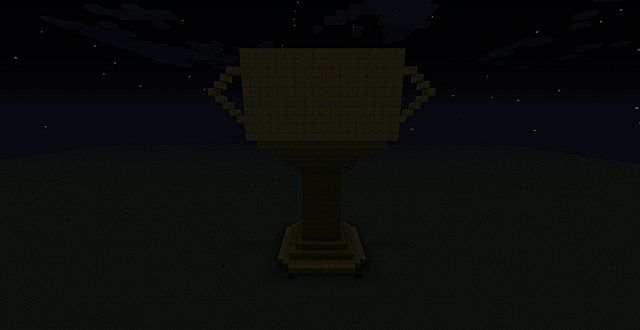 Gold Trophy Cup Minecraft Map