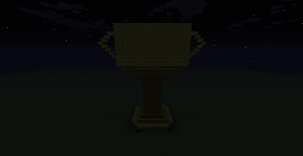 Gold Trophy Cup Minecraft Map