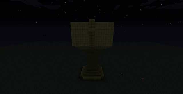 Gold Trophy Cup Minecraft Map