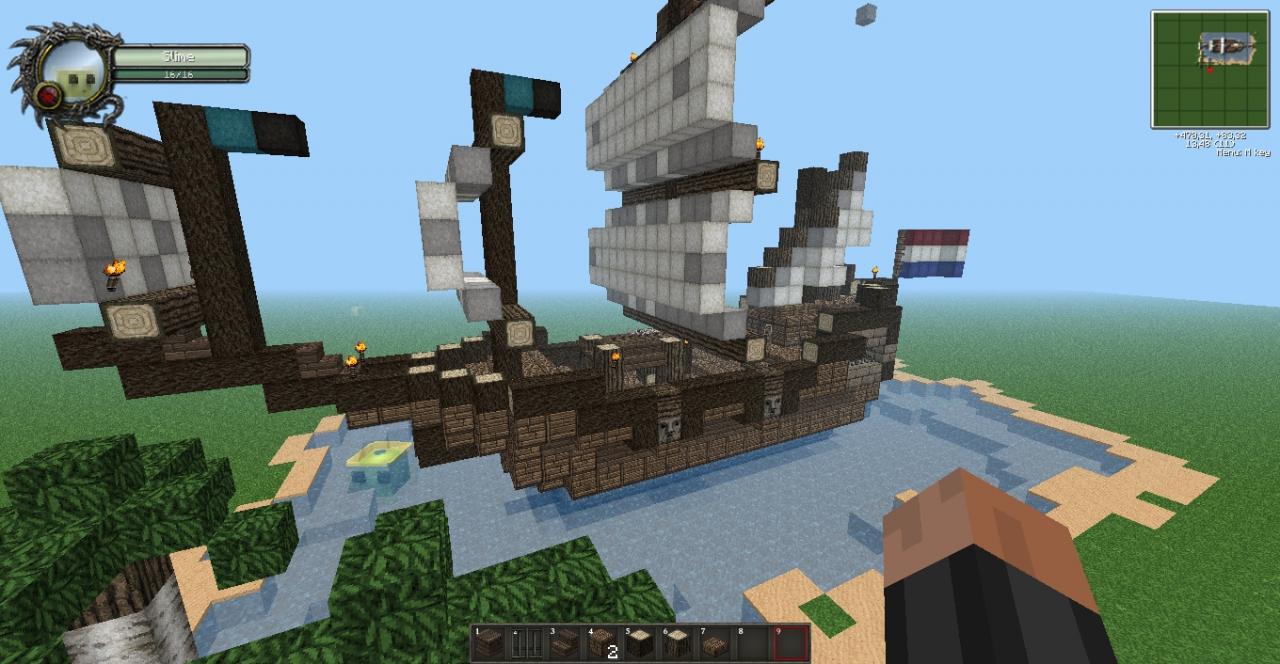 Fluyt , Dutch trading ship Minecraft Map