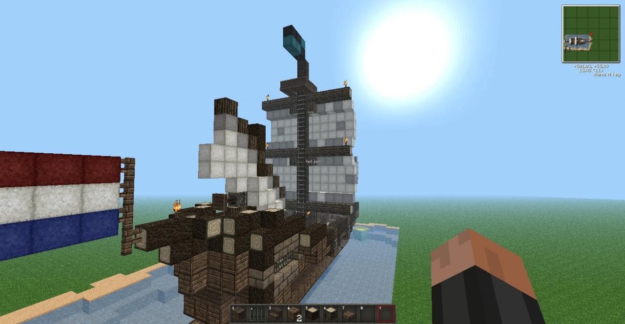 Fluyt , Dutch trading ship Minecraft Map