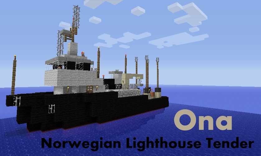 Norwegian Buoy and Lighthouse Maintenance Vessel - 'Ona' (REAL SHIP ...