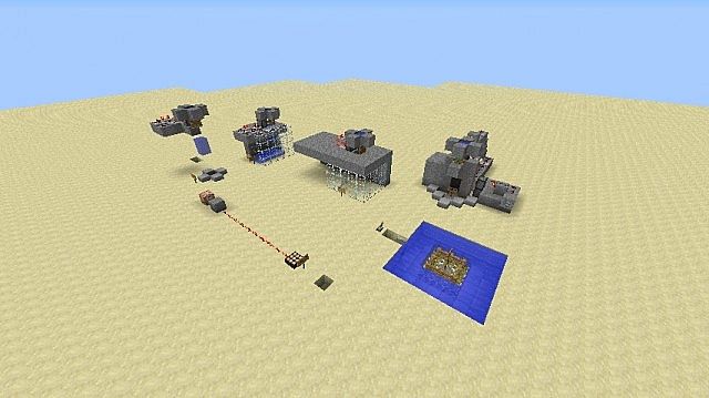 random water creations Minecraft Map