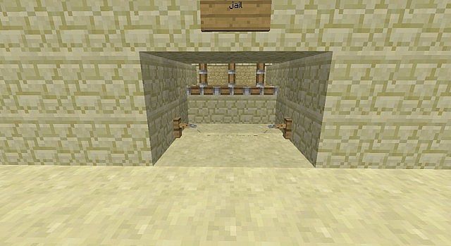 jail cell doors Minecraft Map