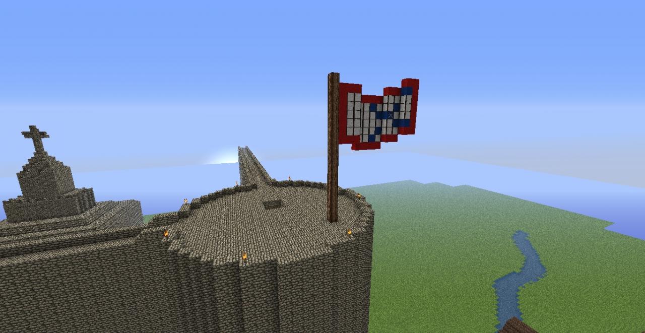 Large Medieval Kingdom (First village finished!) Minecraft Map