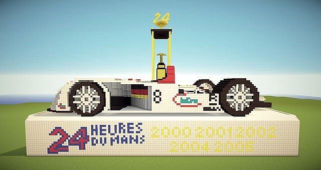 Audi R8 Le Mans Minecraft Map
