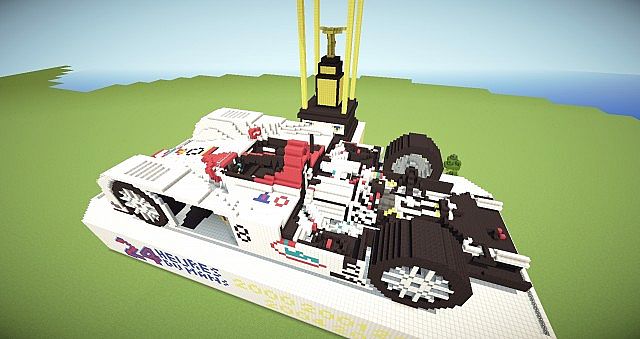 Audi R8 Le Mans Minecraft Map