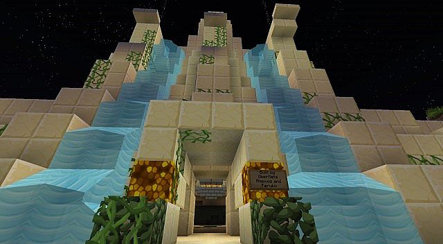 Sandstone Temple Minecraft Map