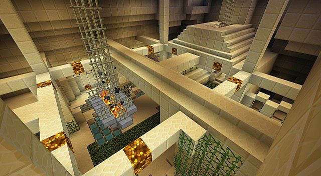 Sandstone Temple Minecraft Map