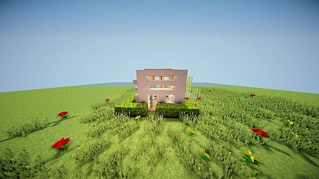 Modern house 8x8 By: Lukejames99 Minecraft Project