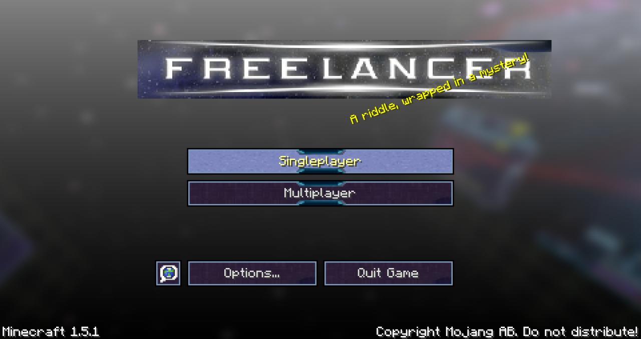 Freelancer (Space Oriented Game) Minecraft Map