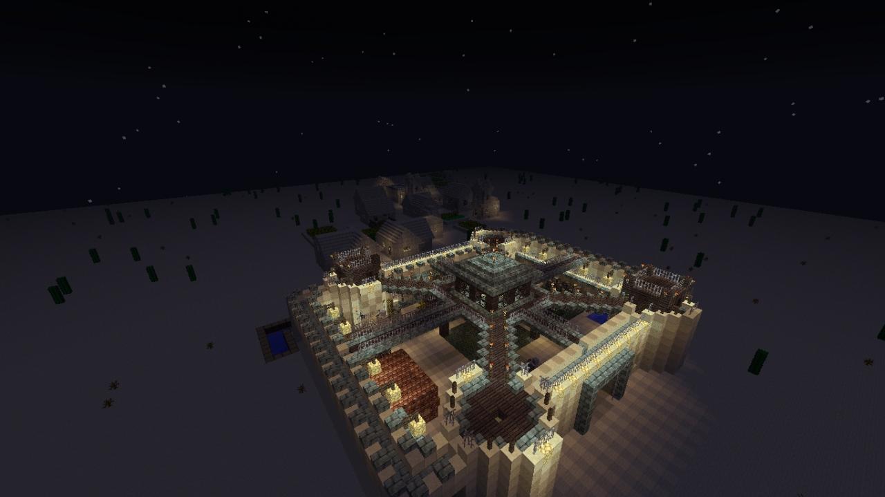 Epic Sand Castle Minecraft Map