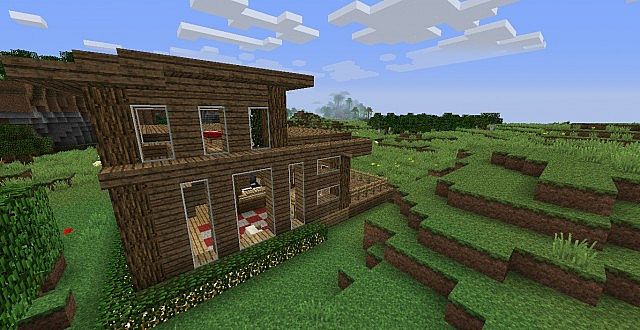 need wood home Minecraft Map