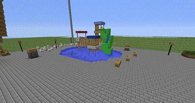 Indoor Water Park Minecraft Map