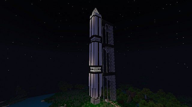 rocket,submarine and some houses... Minecraft Map