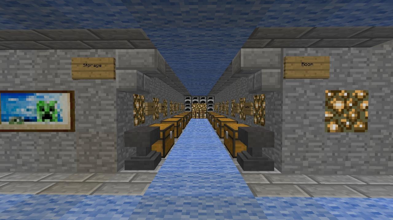 Long Mansion-Like House Minecraft Map