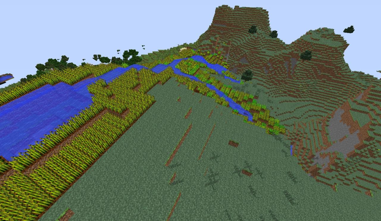 Peaceful Mountain Village Minecraft Map