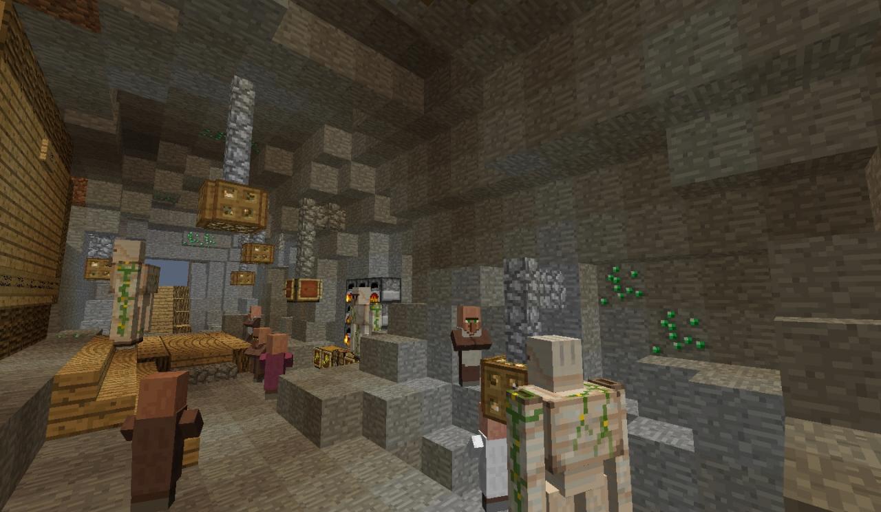 Peaceful Mountain Village Minecraft Map