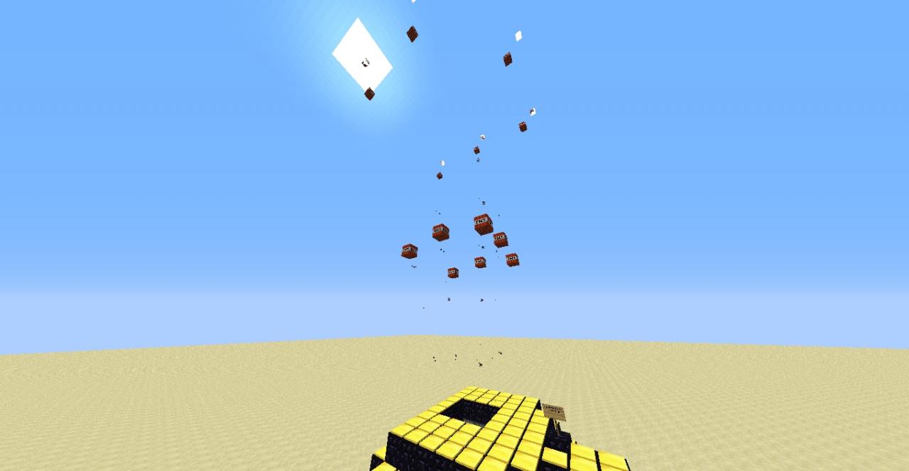 TNT rain Minecraft Map