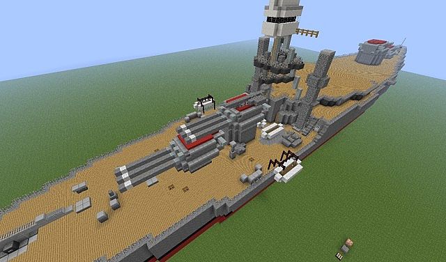 USS Arizona BB-39 || 1:1 Scale Minecraft Map