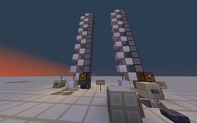 Item Elevator Minecraft Map