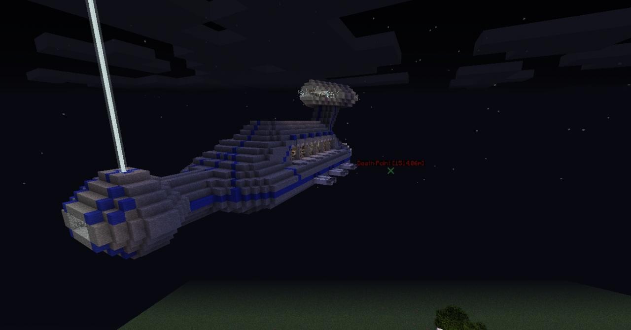 Space battle By vegardplanet (TNT CANNONS) Minecraft Map