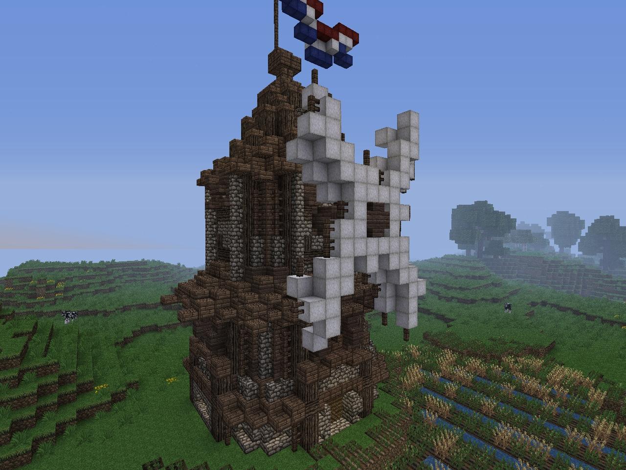 Dutch Windmill By: -Zeverth- Minecraft Map