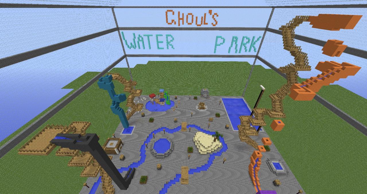 Indoor Water Park Minecraft Map
