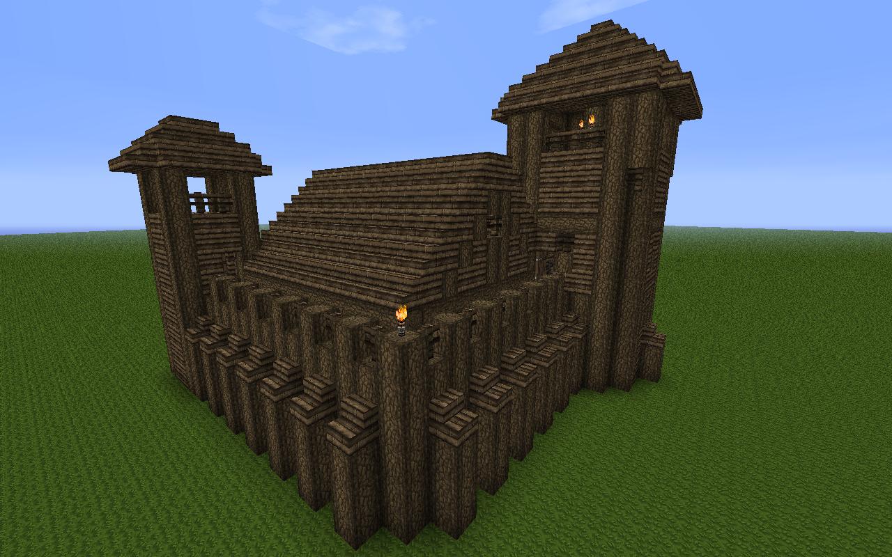 Small Wooden Keep Minecraft Map