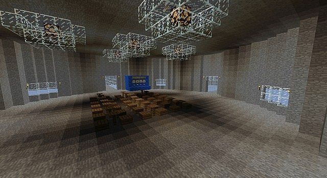 Sci-fi SpaceStation Minecraft Map