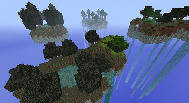 The 4 islands Minecraft Map