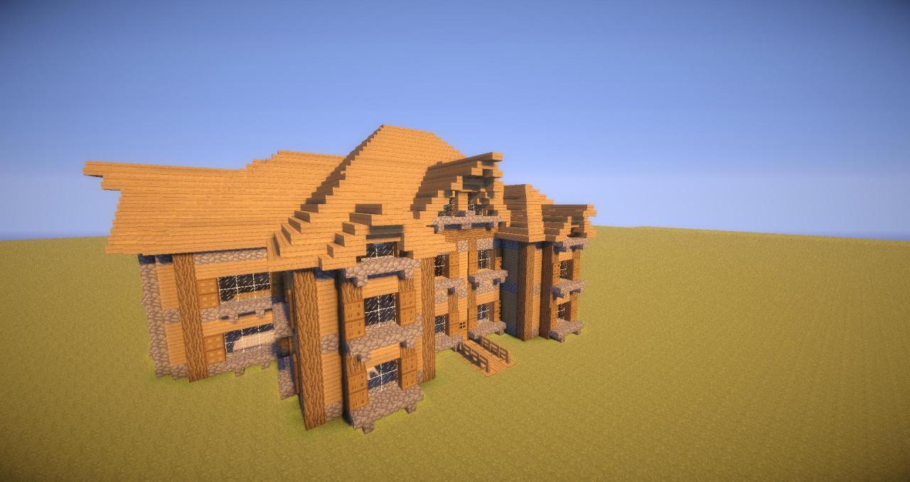 Epic Wood Mansion Minecraft Map