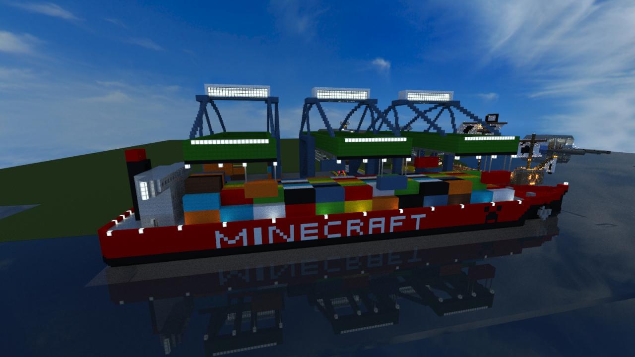 Port and Ships Minecraft Map