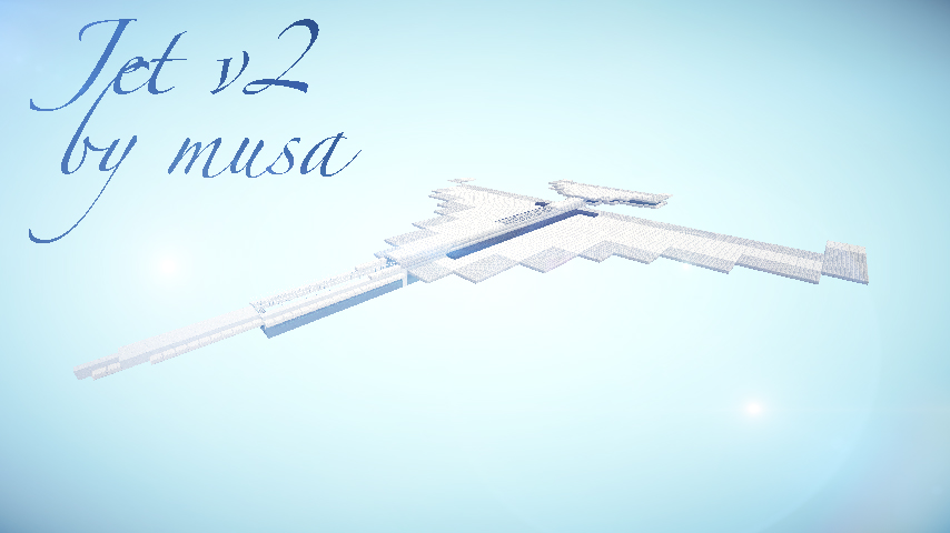 Big Jet - (Jet v2) - (Schematic) Minecraft Map
