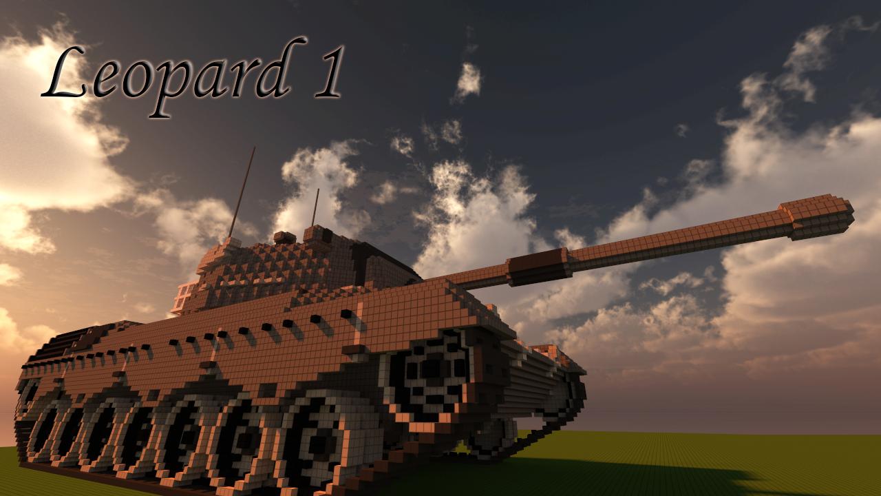 Leopard 1 tank Minecraft Map