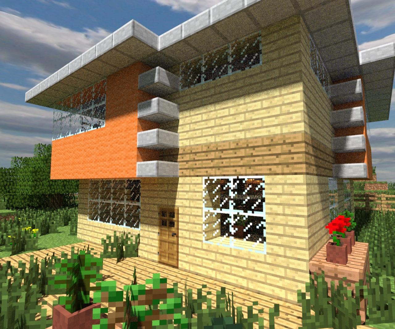 Light Modern House Minecraft Map
