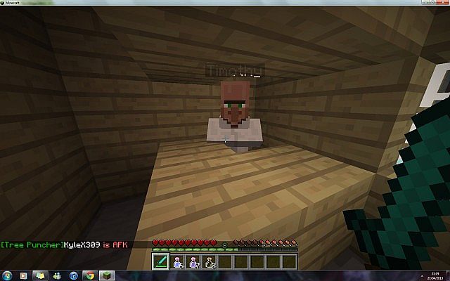 Minigame: Protect The Villager Minecraft Map