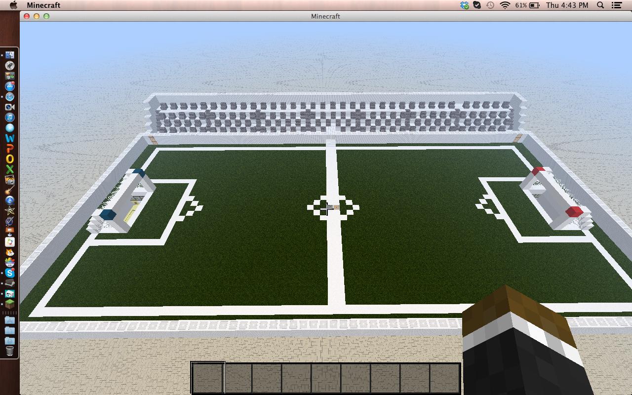 playable Football Minecraft Map