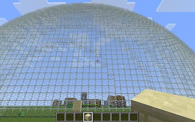 Contained Village: Mega Dome! Minecraft Map